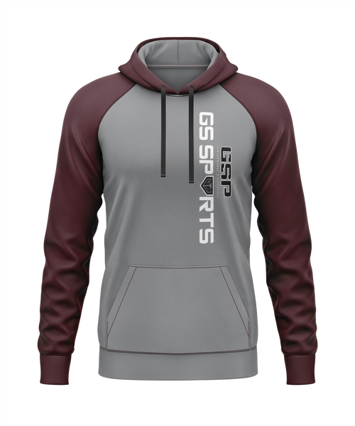 GS Sports Vertical 2 Tone Fleece Hoodie